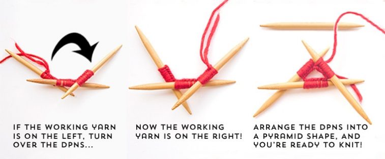 How to Knit with Double Pointed Needles for Beginners - Sheep and Stitch