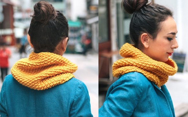 How to Knit a Seed Stitch Scarf or Cowl (Fully Customisable) - Sheep ...